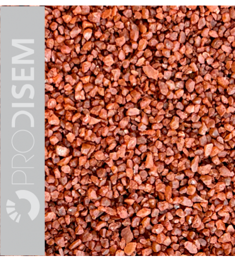 CROMIX - CUARZOS DE COLOR ROJO TIERRA Tamaño 5Kg Granulometría 1.0 mm